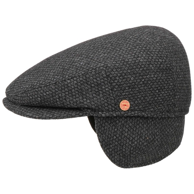 Merlino Plus Flat Cap med Øreklapper by Mayser - 619,00 kr