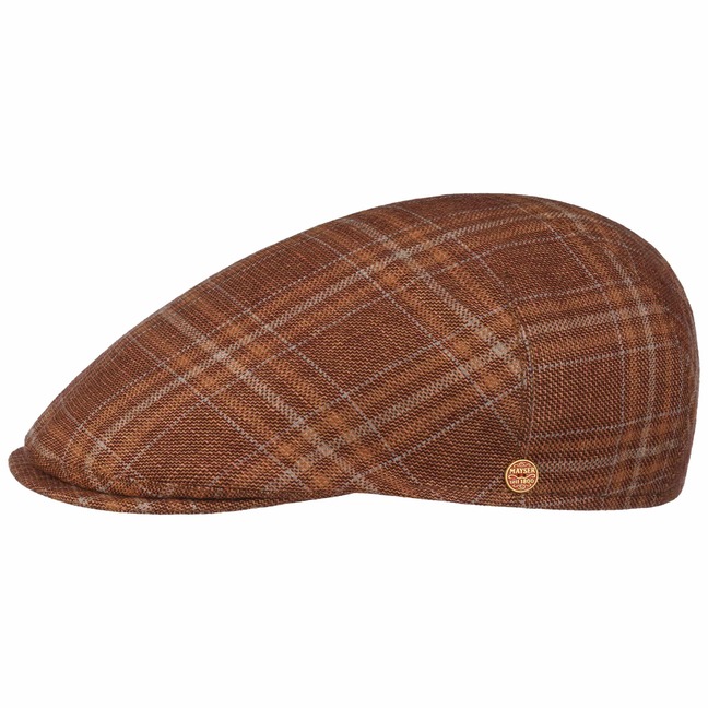Sidney Linned Ren Uld Flat Cap by Mayser - 589,00 kr