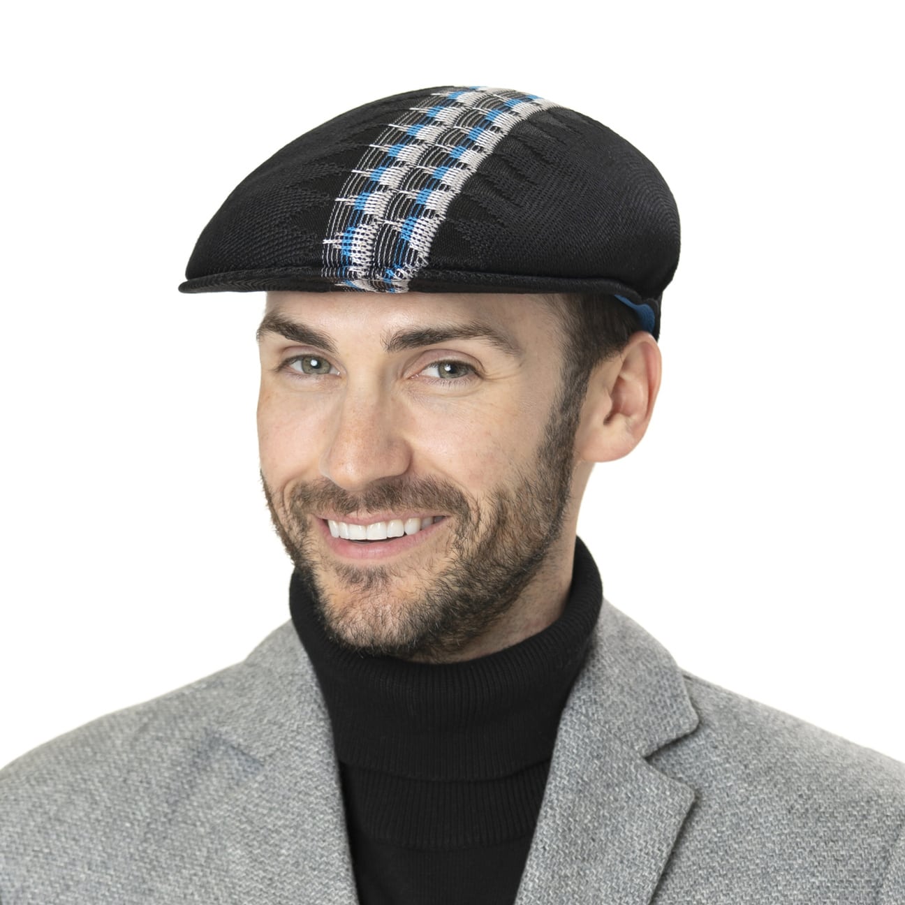 Argyle Stripe 504 Flat Cap by Kangol - 469,00 kr