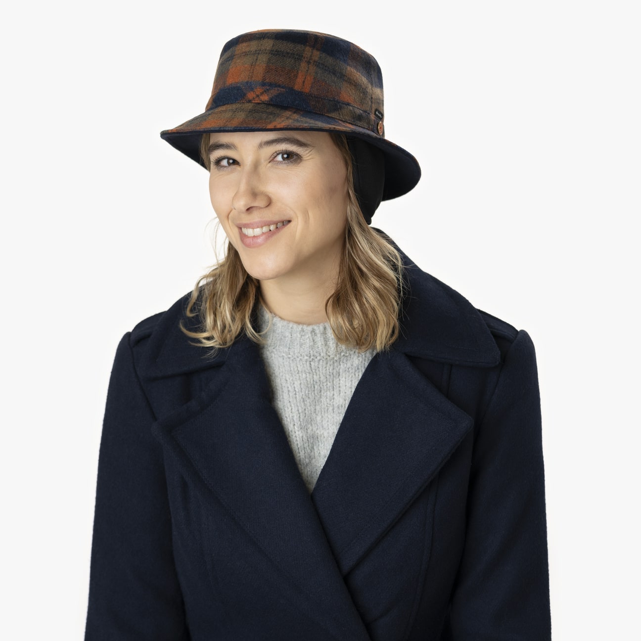 Check Stuart Hat med Øreklapper by Mayser - 699,00 kr