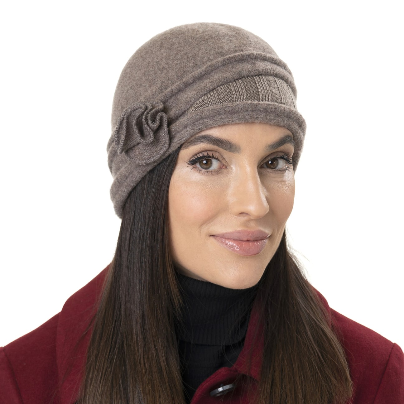 Falina Flower Hue i Filtet Uld by Seeberger - 339,00 kr