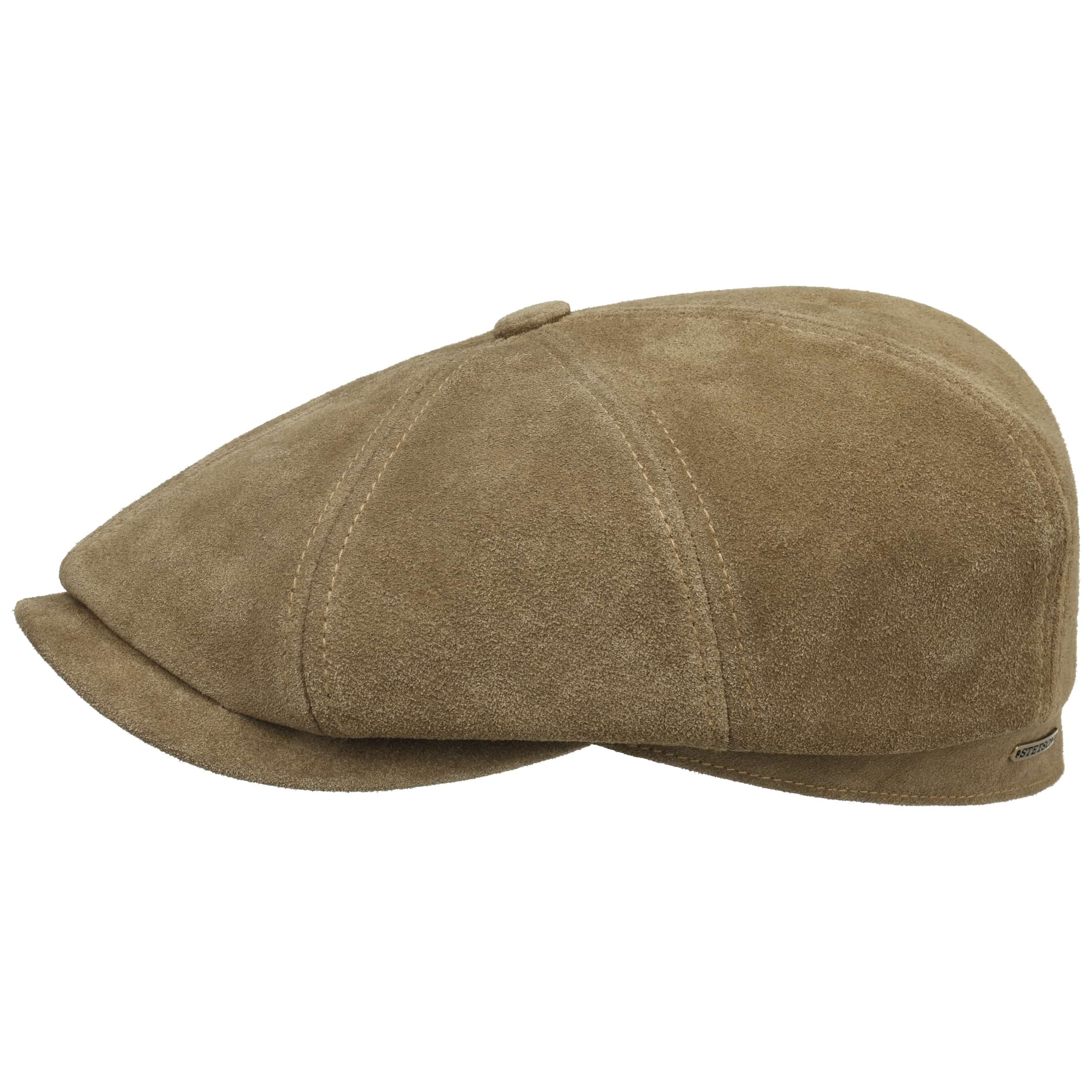 Hatteras Calf Leather Flat Cap by Stetson - 619,00 kr