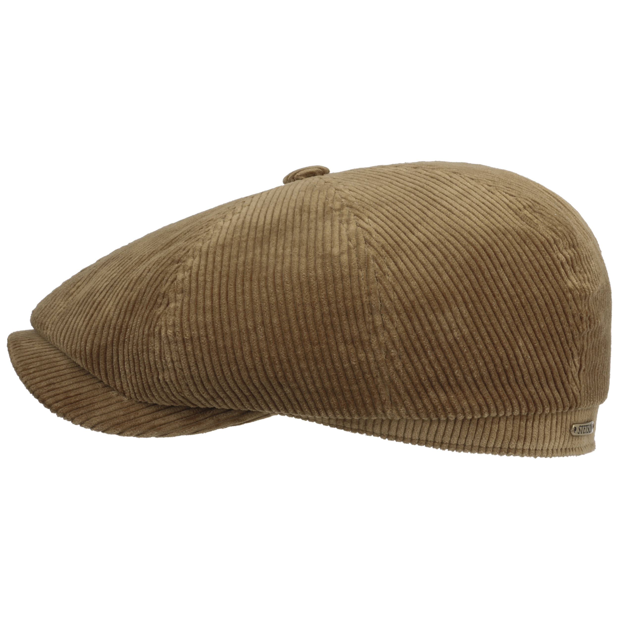Hatteras New Classic Cord Flat Cap by Stetson - 589,00 kr